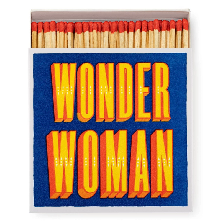 Wonder Woman Square Safety Matches – Victoria met Albert