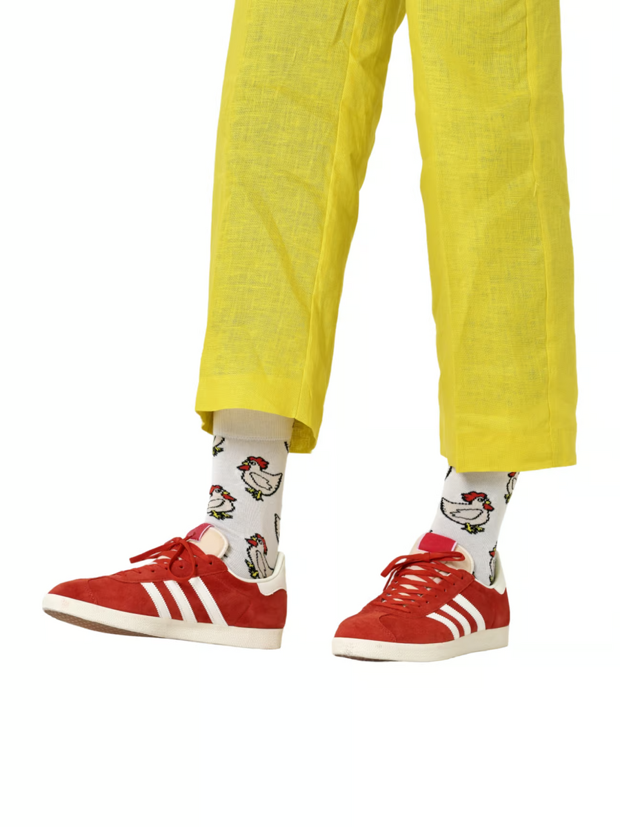 White Rooster Socks – Victoria met Albert